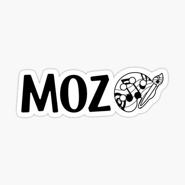 "Moz'art" Sticker for Sale by brasevko | Redbubble