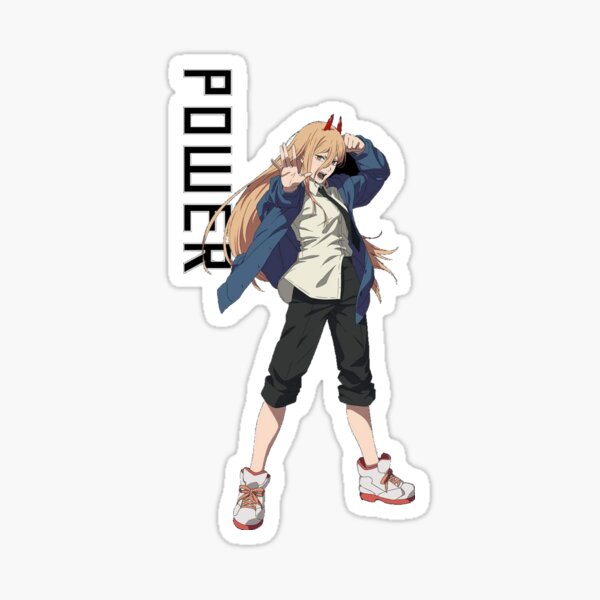 "power chainsaw man" Sticker for Sale by youranimeworld | Redbubble