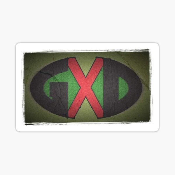 "GXD Logo" Sticker for Sale by GenX-Designs | Redbubble