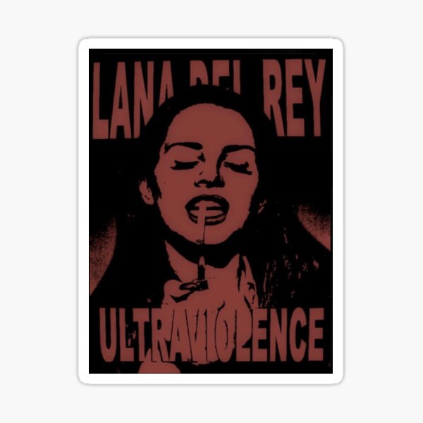 "lana ultraviolence" Sticker for Sale by breannabanana12 | Redbubble