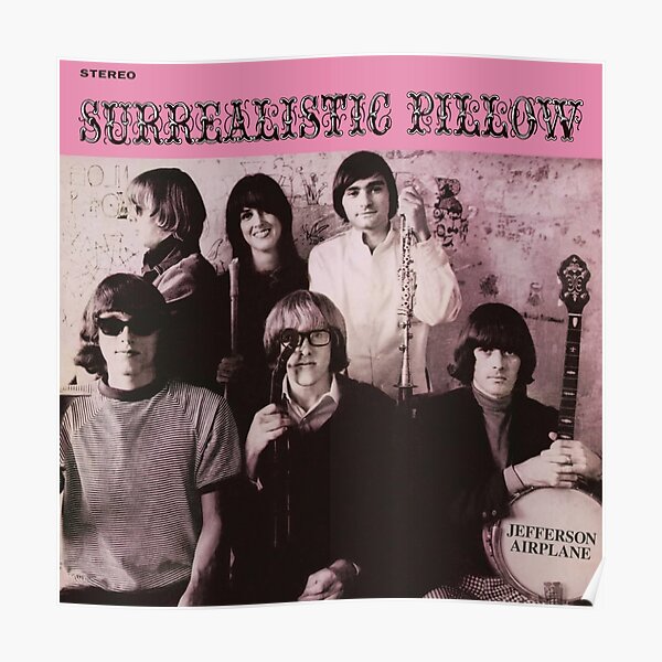 Jefferson Airplane Surrealistic Pillow Album Cover Poster For Sale