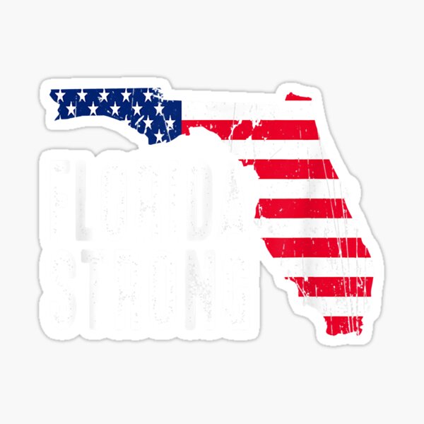"Florida Strong" Sticker for Sale by HeyMountainsDS | Redbubble