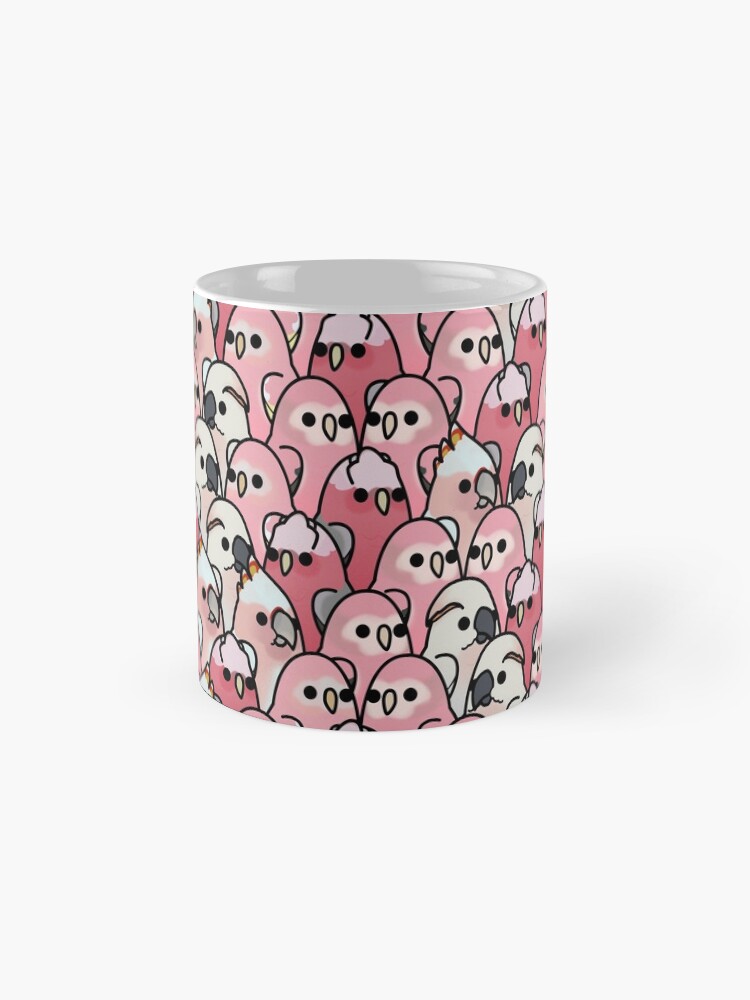 "Too Many Birds! - Pink Parrot Posse!" Coffee Mug for Sale by ...