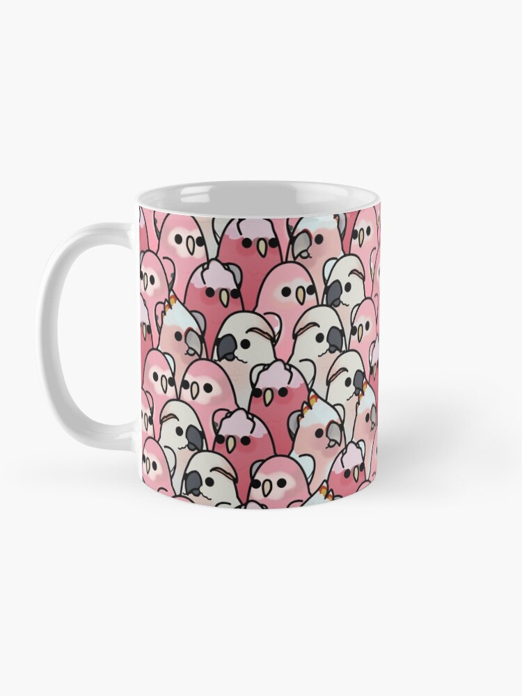 "Too Many Birds! - Pink Parrot Posse!" Coffee Mug for Sale by ...