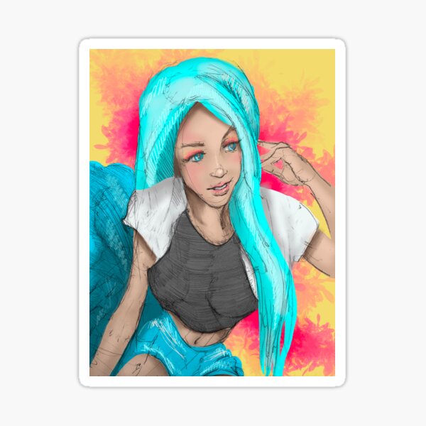 "Im a cheerio girl" Sticker for Sale by KublaFineArts | Redbubble