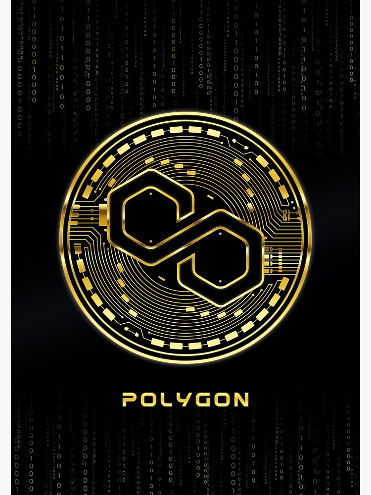 "Polygon Matic Art" Sticker for Sale by crypto-investor | Redbubble