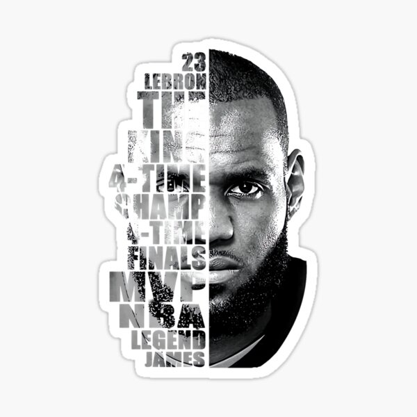 "LeBron James - Legacy " Sticker for Sale by ghiyasalixoni | Redbubble