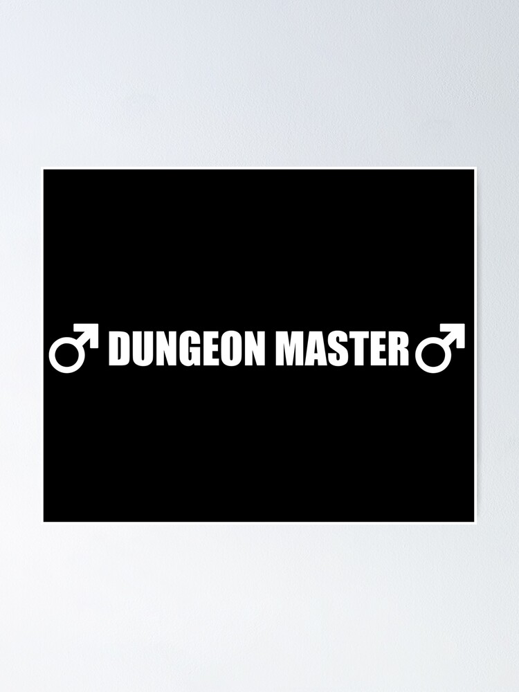 "Gachi Dungeon Master Meme Design" Poster for Sale by epicmemeshirts1 ...