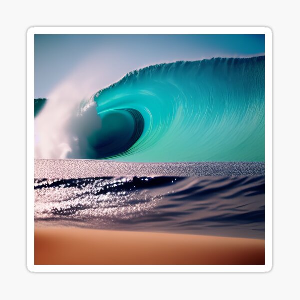 "Wavz" Sticker for Sale by OpenBottles | Redbubble