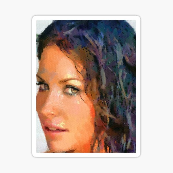 "Evangeline" Sticker by bogfl | Redbubble