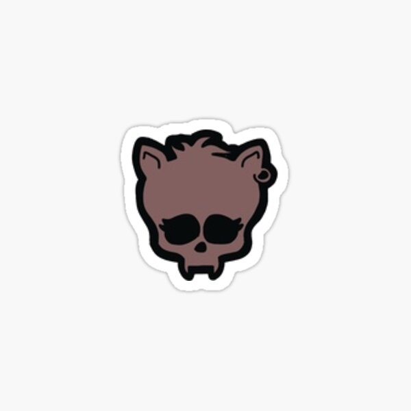 "clawdeen wolf logo" Sticker for Sale by stickersbyAries | Redbubble