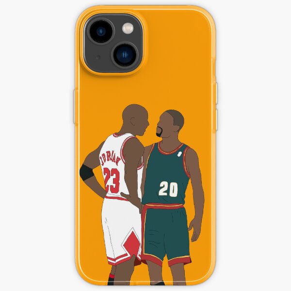 "Gary Payton And Michael Jordan" iPhone Case for Sale by RatTrapTees ...