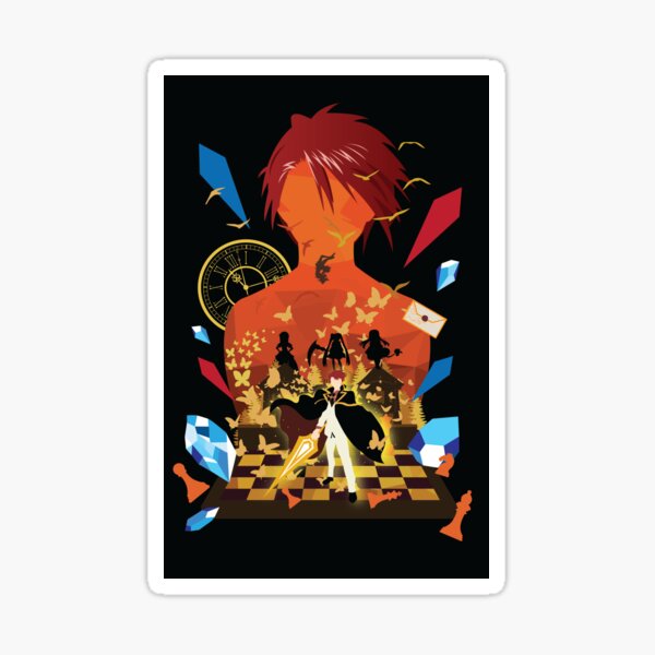 "Battler Negative Space" Sticker for Sale by SwensonaDesigns | Redbubble