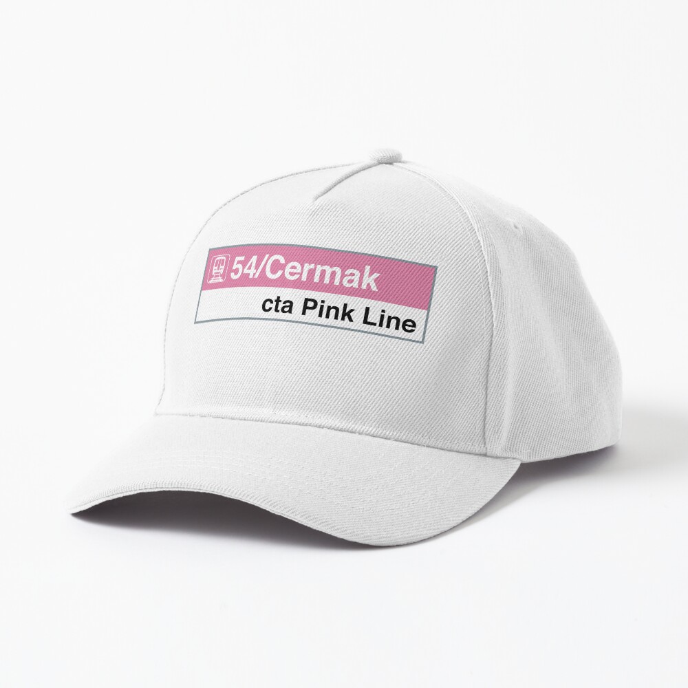 "CTA Pink Line" Sticker for Sale by Loren-Fay13 | Redbubble
