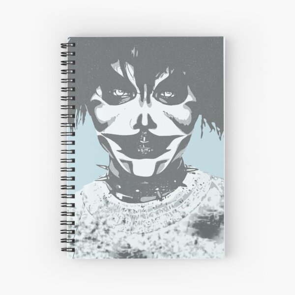 "Creepy killer clown face" Spiral Notebook for Sale by RisingAir ...