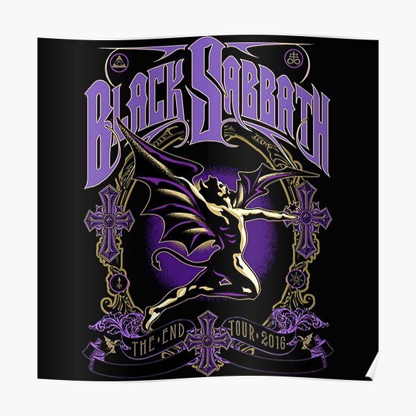 "METAL ROCK BAND LEGEND WORLD TOUR ALBUM" Poster for Sale by sigurraos ...