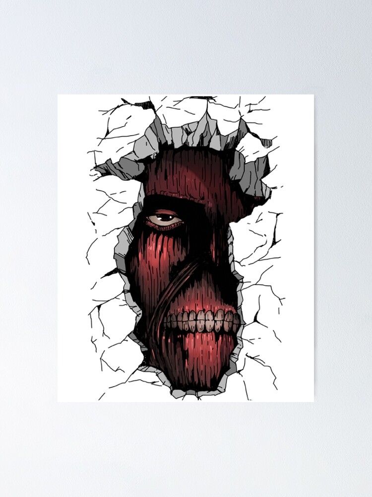 "Aot All Titans" Poster for Sale by The2Art | Redbubble