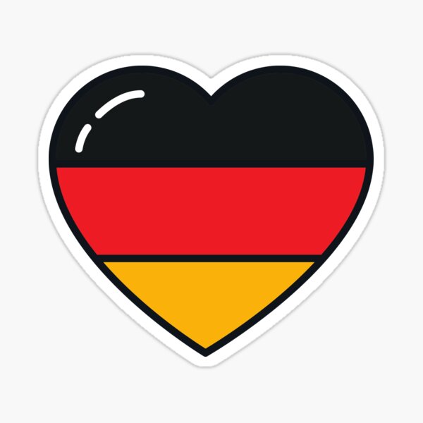 "German Flag" Sticker for Sale by CorneliusDesign | Redbubble