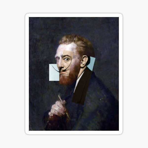 "Salvador Dali - Art - Painting" Sticker for Sale by Marketsky | Redbubble