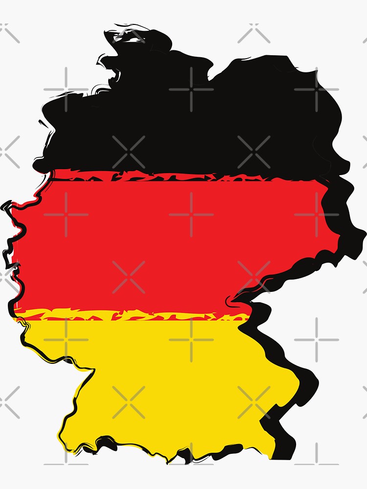 "German Flag" Sticker for Sale by CorneliusDesign | Redbubble