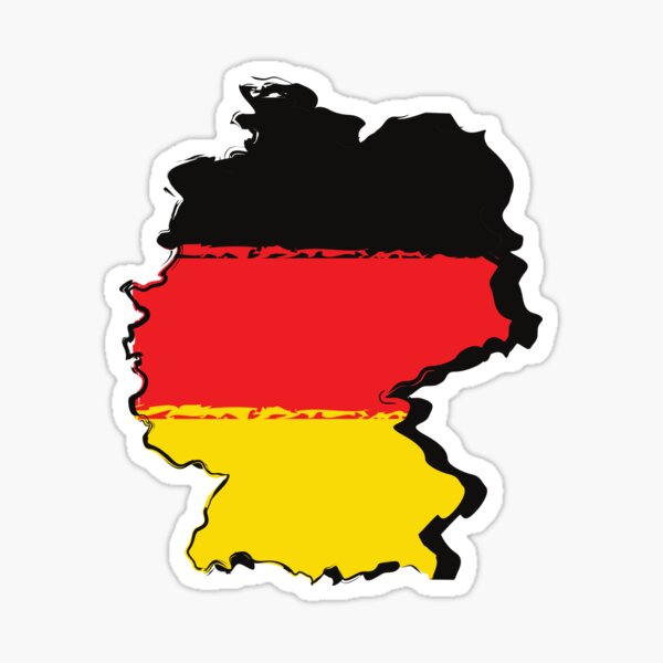 "German Flag" Sticker for Sale by CorneliusDesign | Redbubble