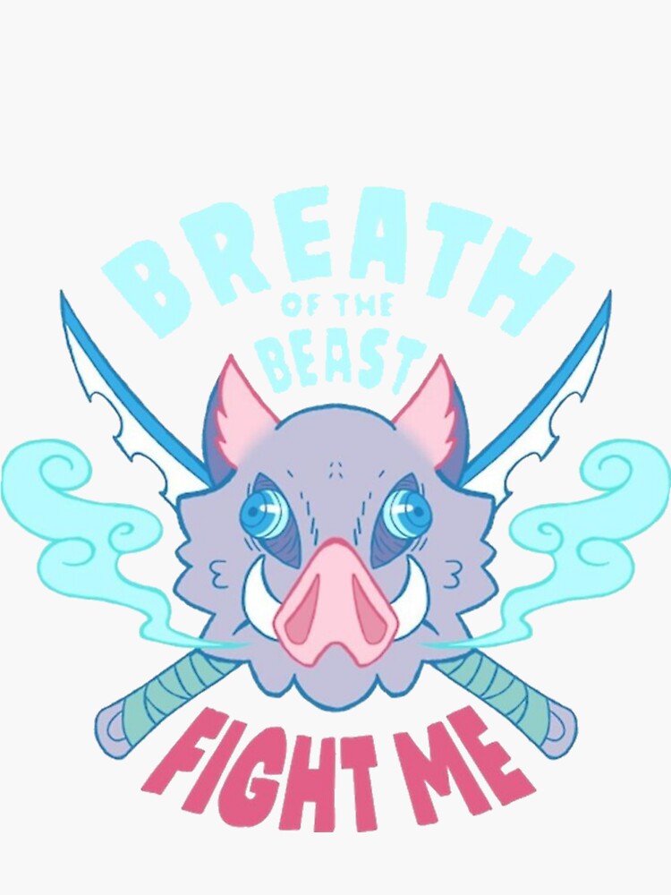 "Inosuke demon slayer" Sticker for Sale by sunwukong-sage | Redbubble