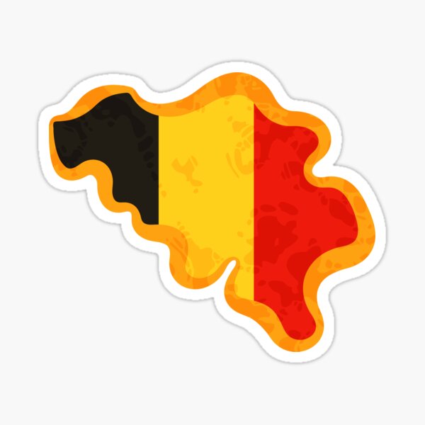 "Belgian flag" Sticker for Sale by CorneliusDesign | Redbubble