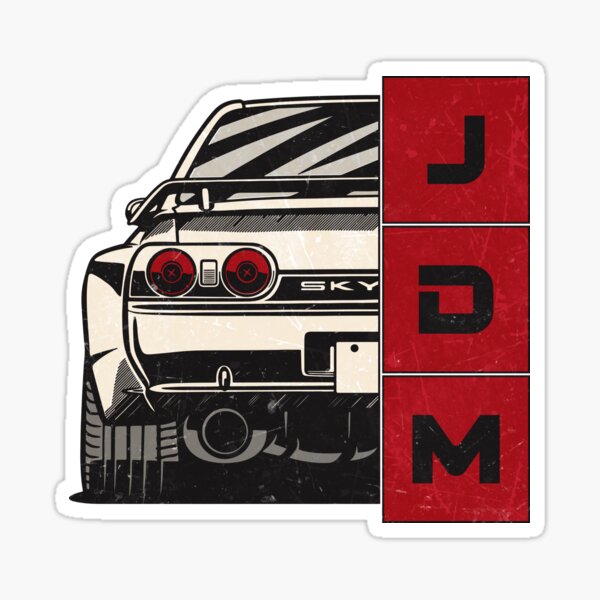 "JDM Japan Car Nissan Skyline" Sticker for Sale by turboscope | Redbubble
