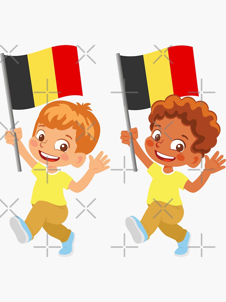 "Belgian flag" Sticker for Sale by CorneliusDesign | Redbubble