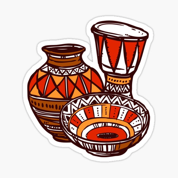 "Best African Tribal Art" Sticker for Sale by lifewithtshirts | Redbubble