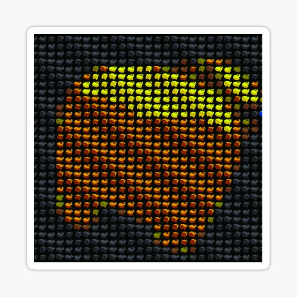 "Among Us Dumpy Made of Crewmates" Sticker for Sale by wolfyypaw12 ...