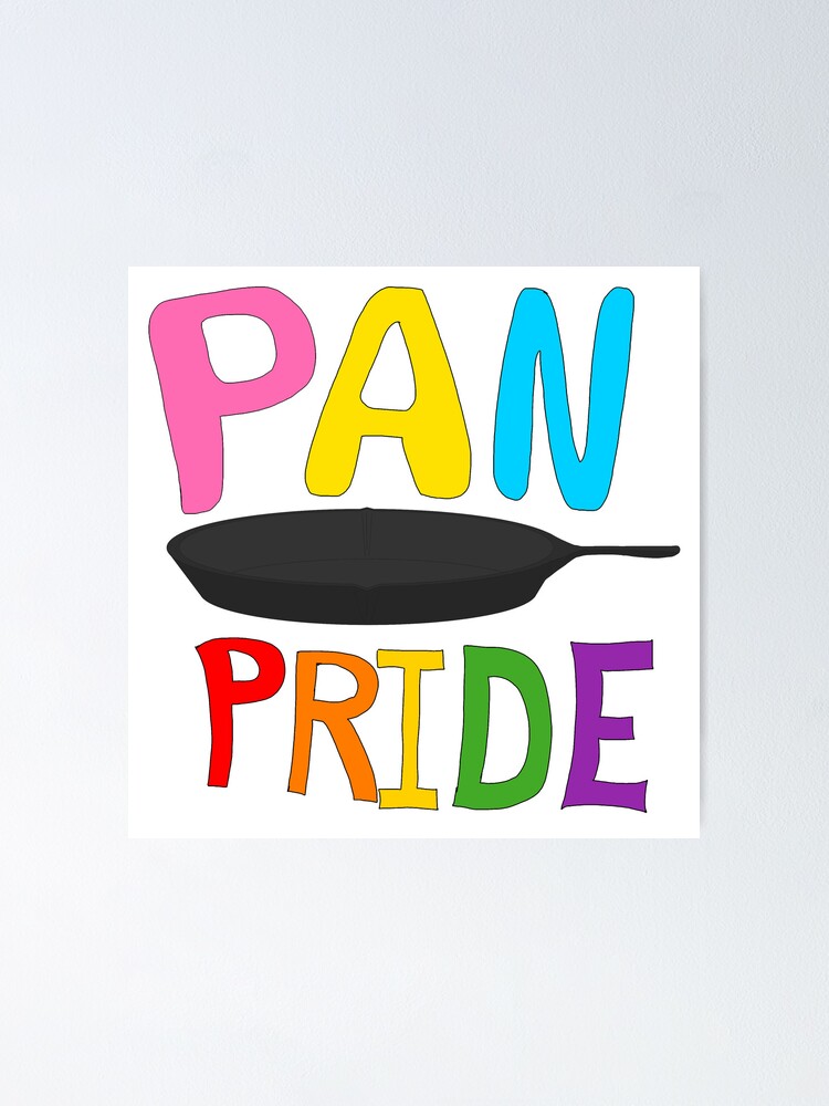 "Pan Pride" Poster for Sale by CreepyCoyote | Redbubble