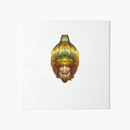 "Golden Genie Mask" Art Board Print for Sale by Byterra-Artech | Redbubble