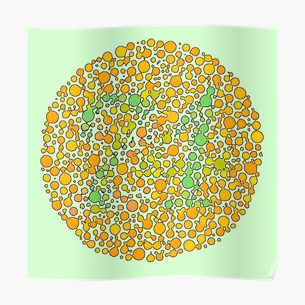 "Color blindness" Poster for Sale by Czerra | Redbubble