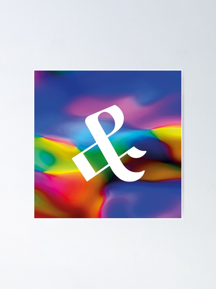 "Alphabet Flower Power "&"" Poster for Sale by Hell-Prints | Redbubble