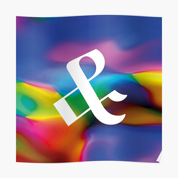 "Alphabet Flower Power "&"" Poster for Sale by Hell-Prints | Redbubble