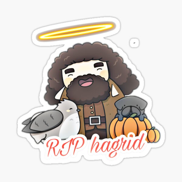 "RIP magic robbie coltrane we love you hagrid" Sticker for Sale by ...