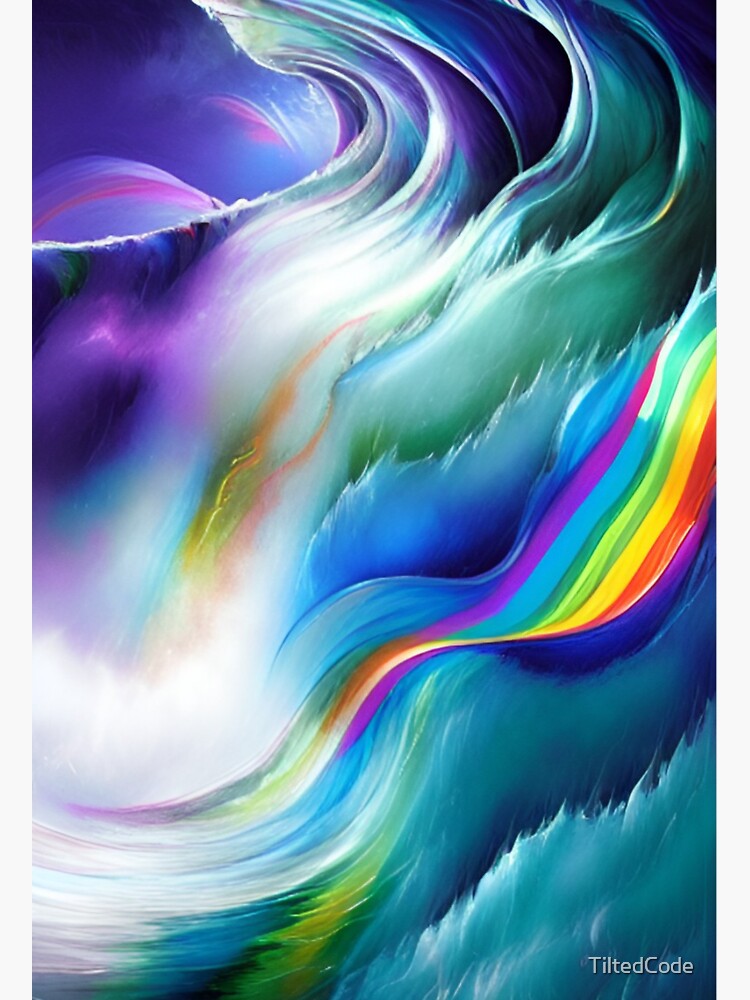 "Wounder Wave" Sticker for Sale by TiltedCode | Redbubble