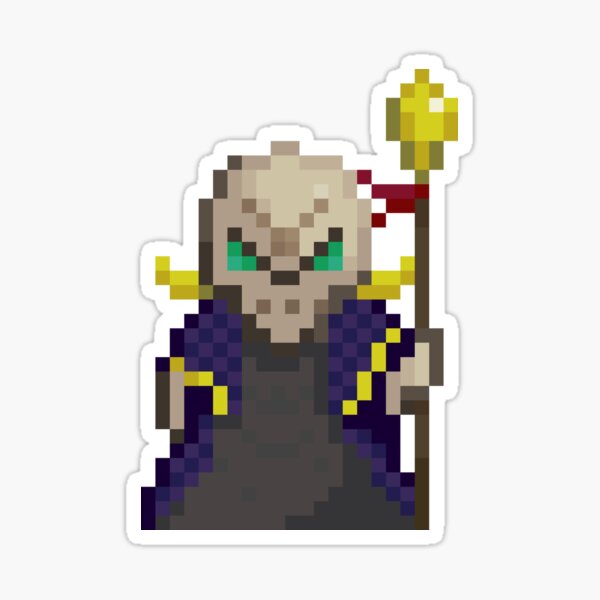 "Pixel Art D&D Monster | Lich" Sticker for Sale by XavierEmeralds ...