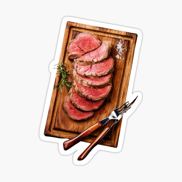 "Steak Dinner" Sticker for Sale by Benb2567 | Redbubble