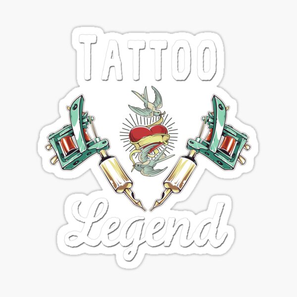 "TATTOO LEGEND" Sticker for Sale by jama777 | Redbubble