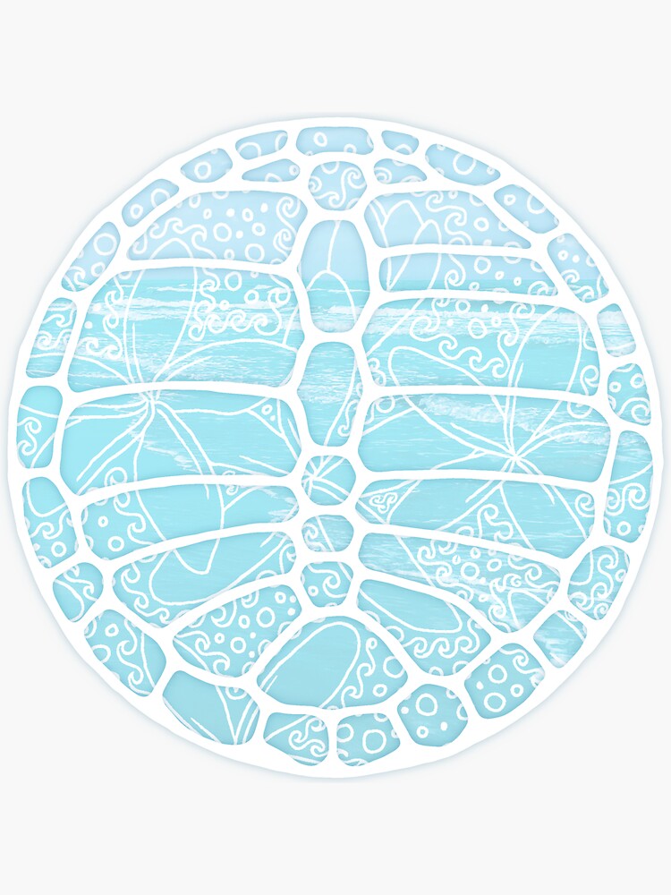 "Olive Ridley Sea Turtle ~ Surf plumeria scutes" Sticker for Sale by ...