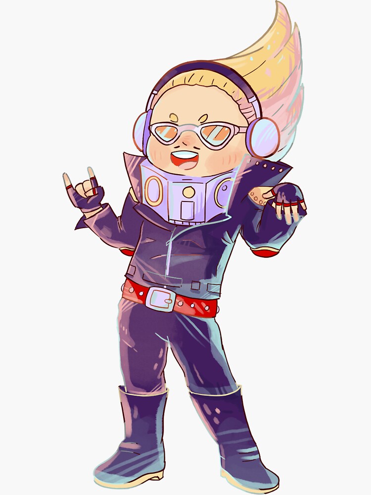 "Present Mic Sticker" Sticker for Sale by ArtSharkade | Redbubble