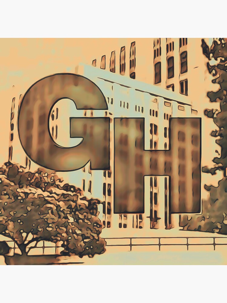 "GH Logo" Sticker for Sale by mydaytimetrauma | Redbubble