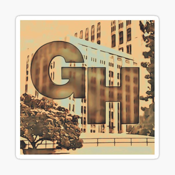 "GH Logo" Sticker for Sale by mydaytimetrauma | Redbubble