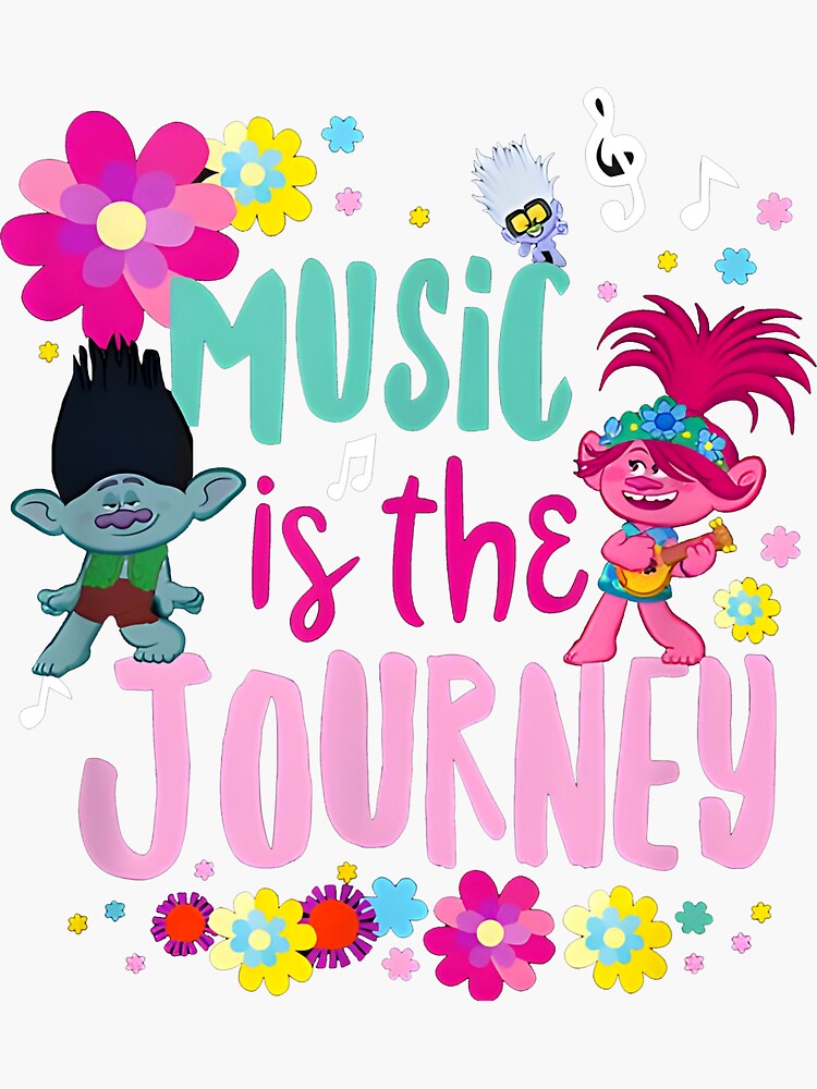 Trolls World Tour Quotes Sticker For Sale By Centamoller Redbubble