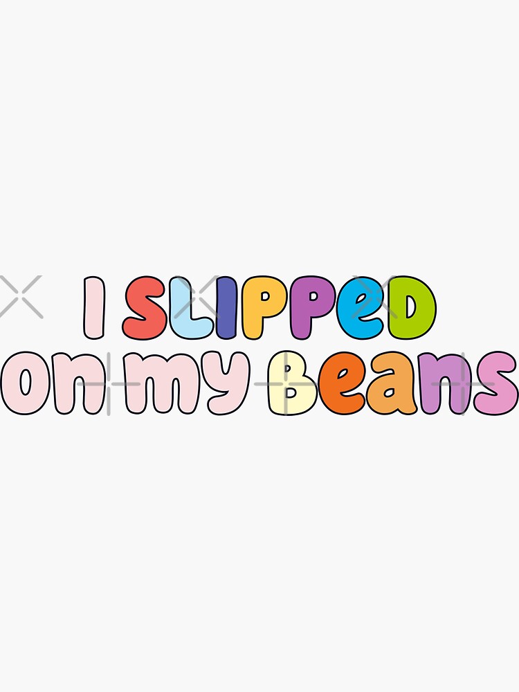 "Beans Multicolor" Sticker for Sale by saratraster | Redbubble