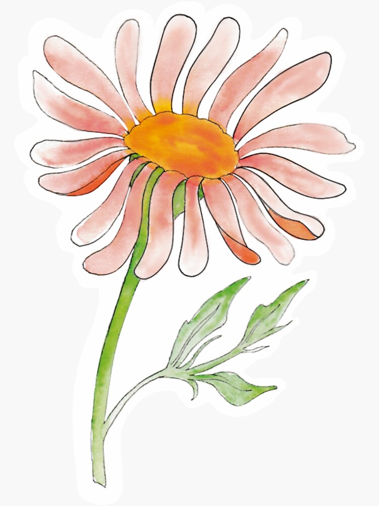 "Dye cut flower sticker " Sticker for Sale by Death-byart | Redbubble