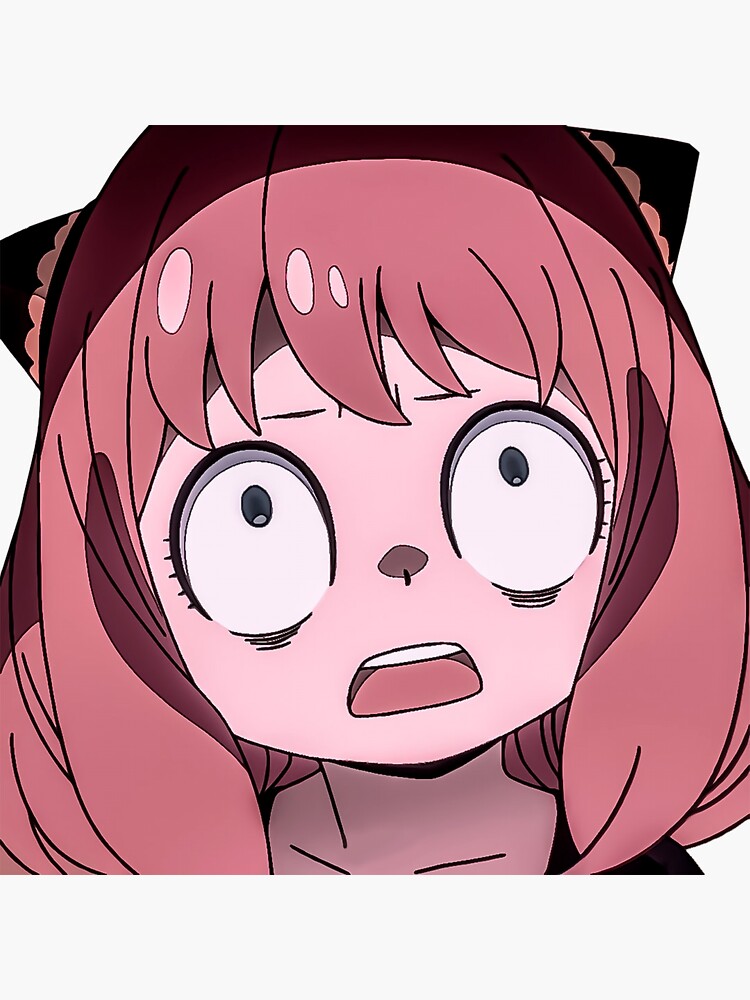 "Anya Funny Face" Sticker for Sale by RoryDein | Redbubble