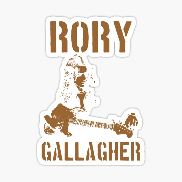 "Funny Gifts Rory Male Gallagher Guitarist Gift Fans" Sticker for Sale ...